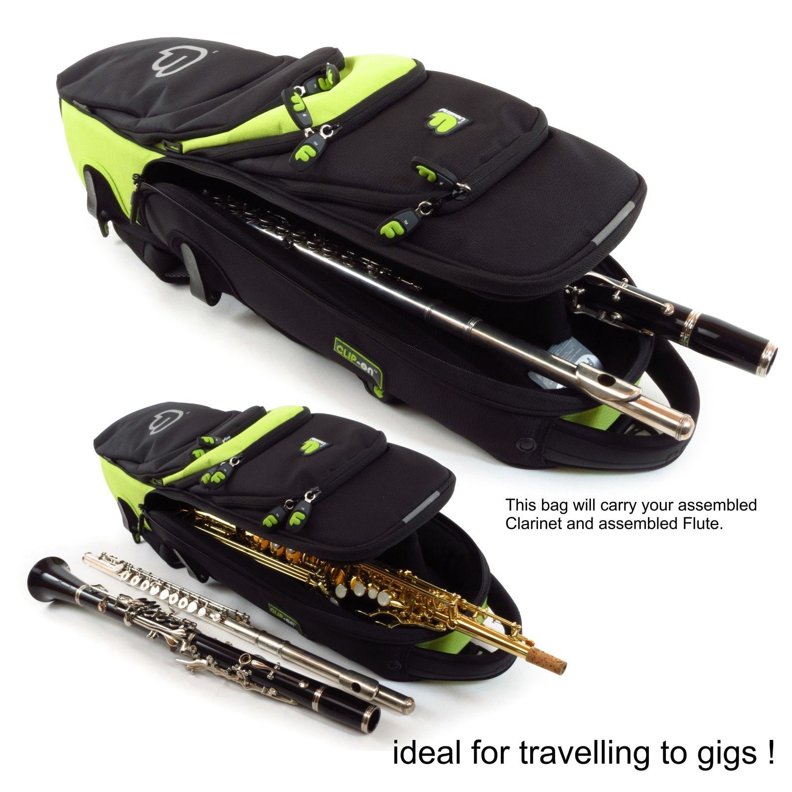 Premium Soprano Saxophone Clarinet and or Flute Gig Bag | Fusion Bags ...