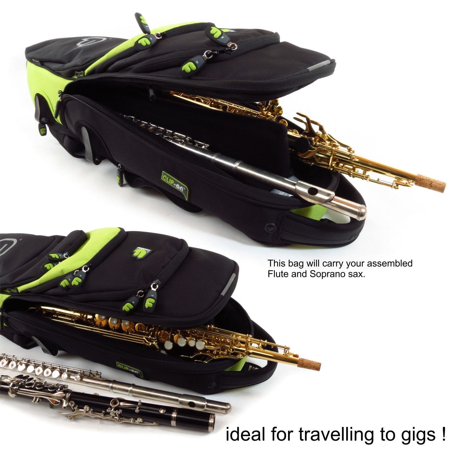Premium Soprano Saxophone Clarinet and or Flute Gig Bag | Fusion Bags ...
