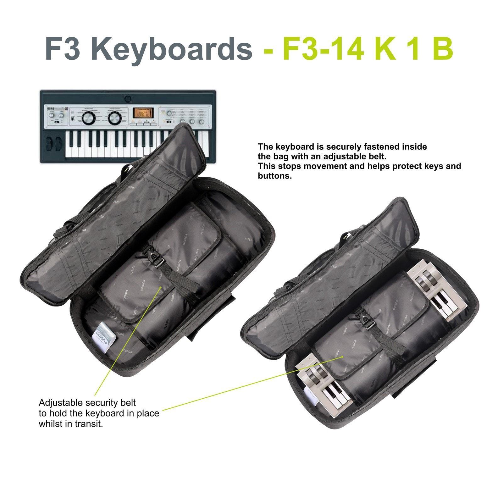 Keyboard 25-49 key Gig Bag | Keyboard 25-49 key Case | Fusion Bags ...