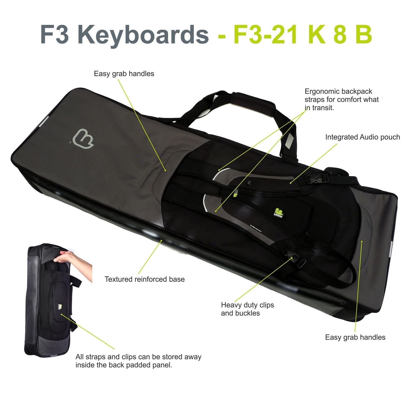 Keyboard 76-88 key Gig Bag | Keyboard 76-88 key Case | Fusion Bags ...