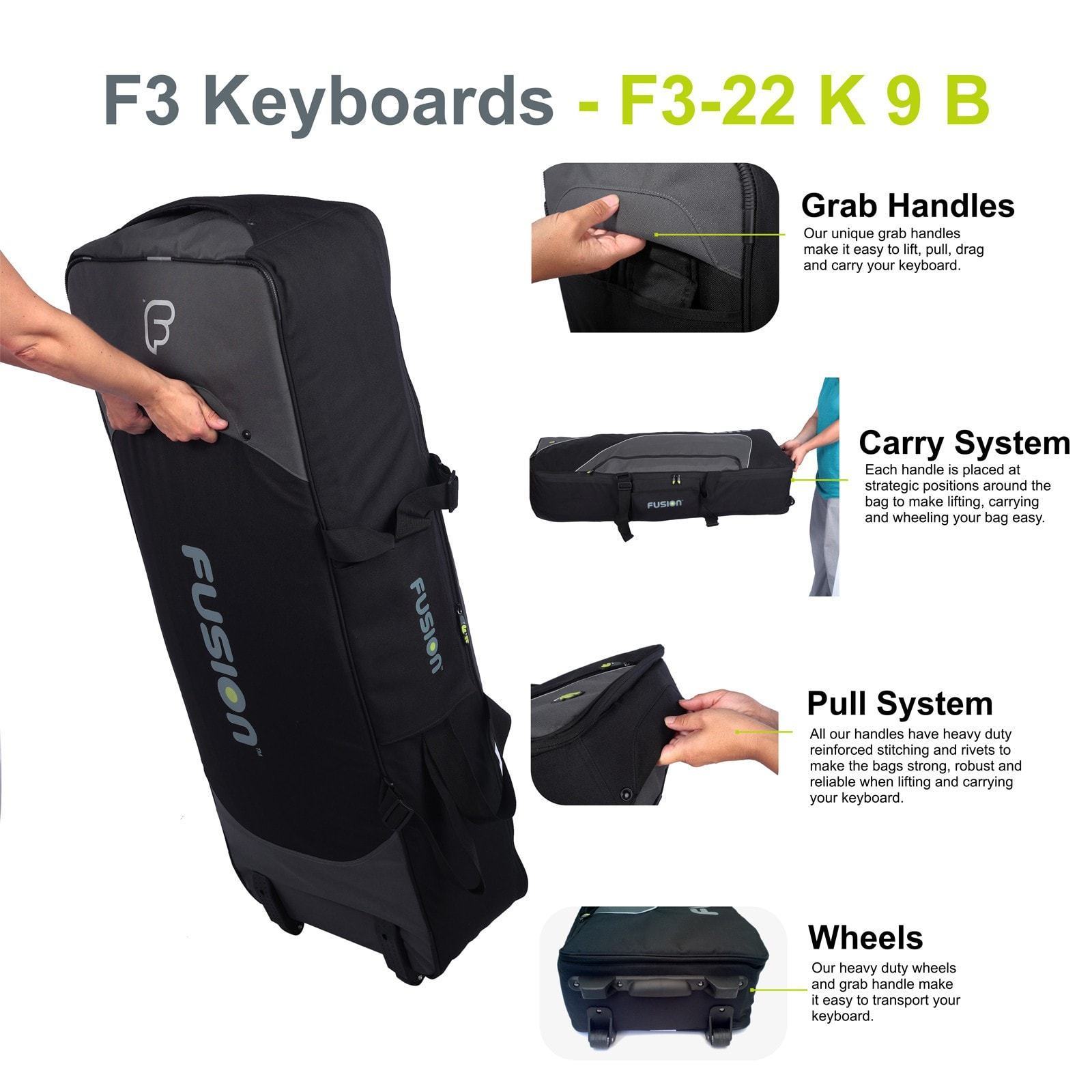 Keyboard 49-61 key Gig Bag | Keyboard 49-61 key Case | Fusion Bags ...