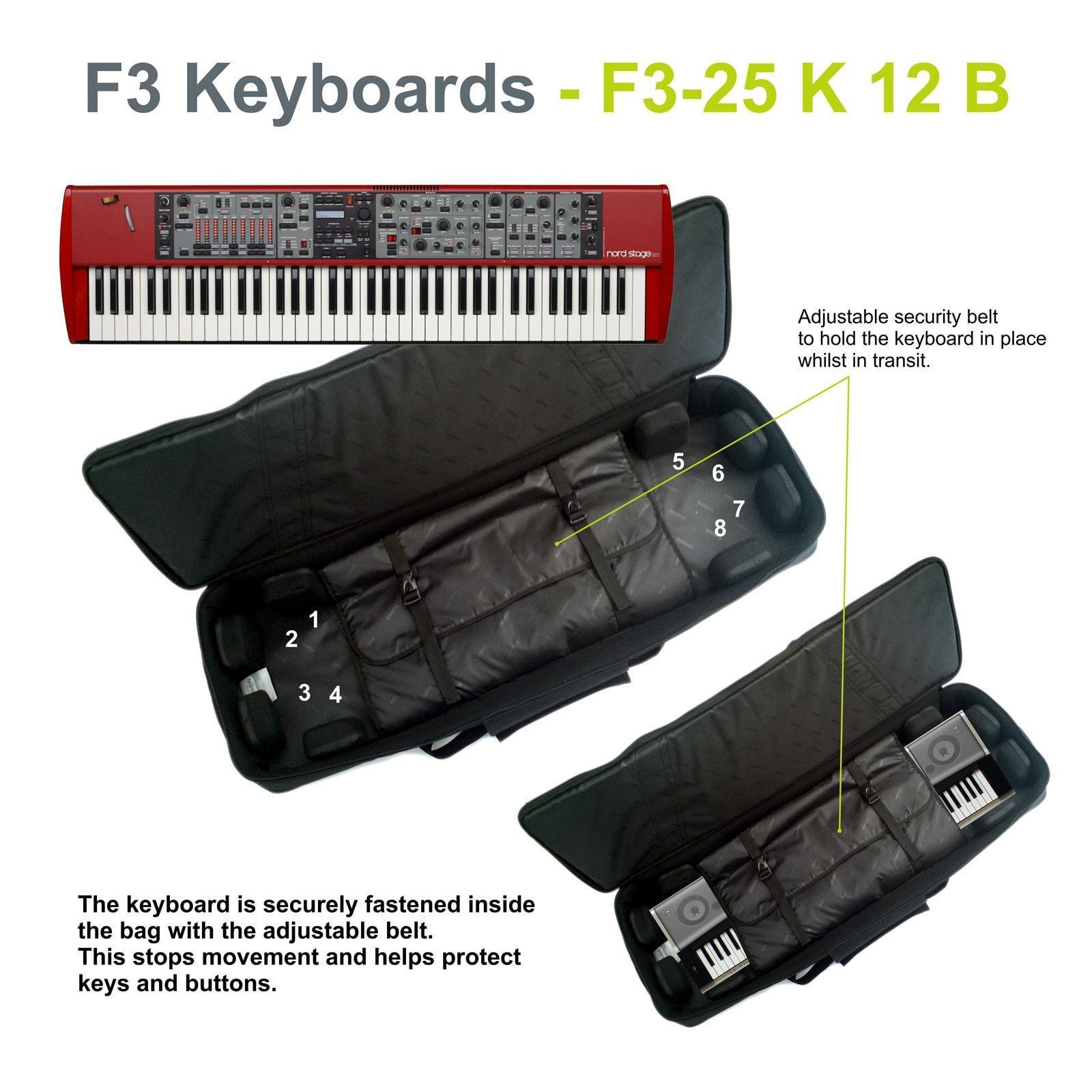 Keyboard 76-88 key Gig Bag | Keyboard 76-88 key Case | Fusion Bags ...