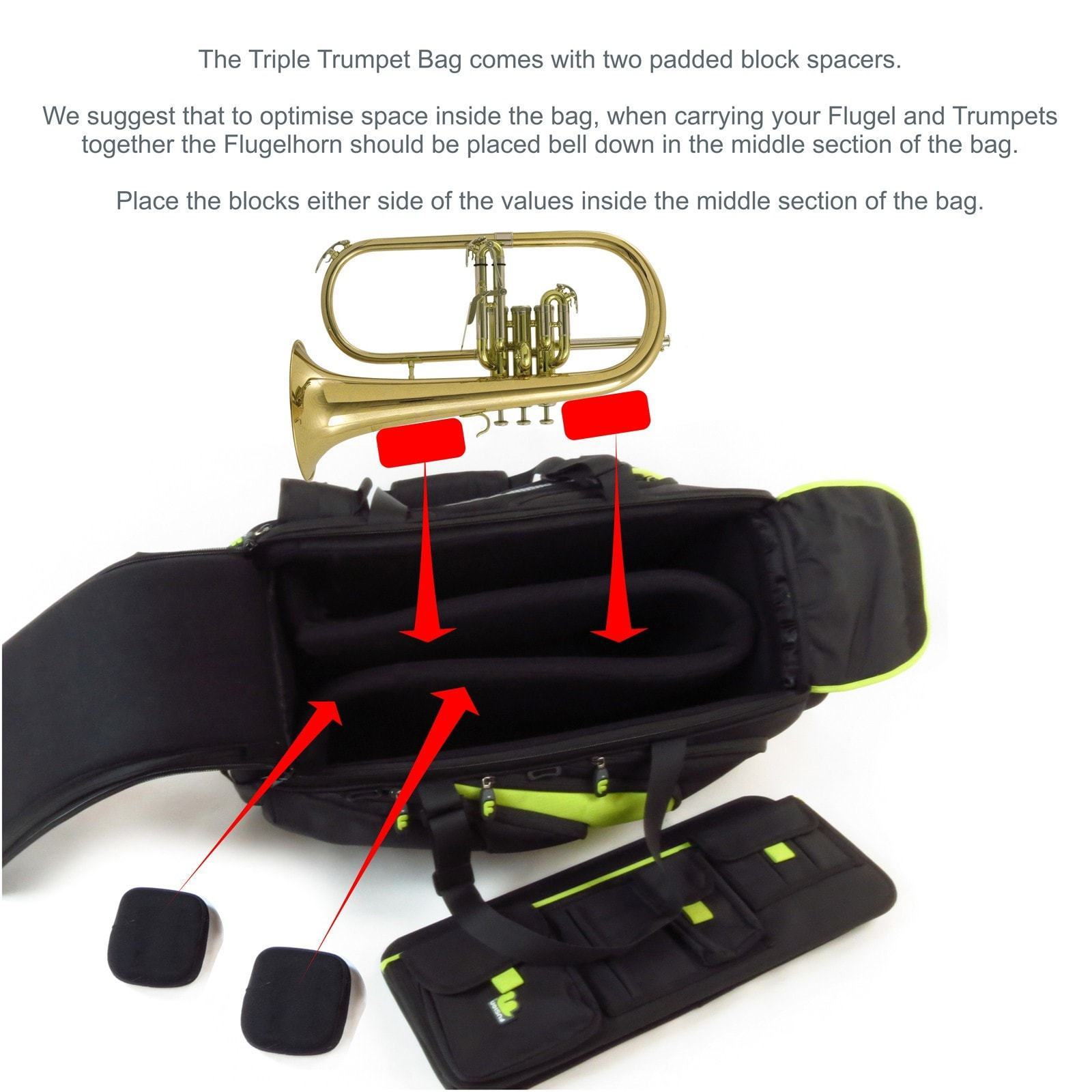Premium Triple Trumpet Bag | Premium Triple Trumpet Case | Fusion Bags ...