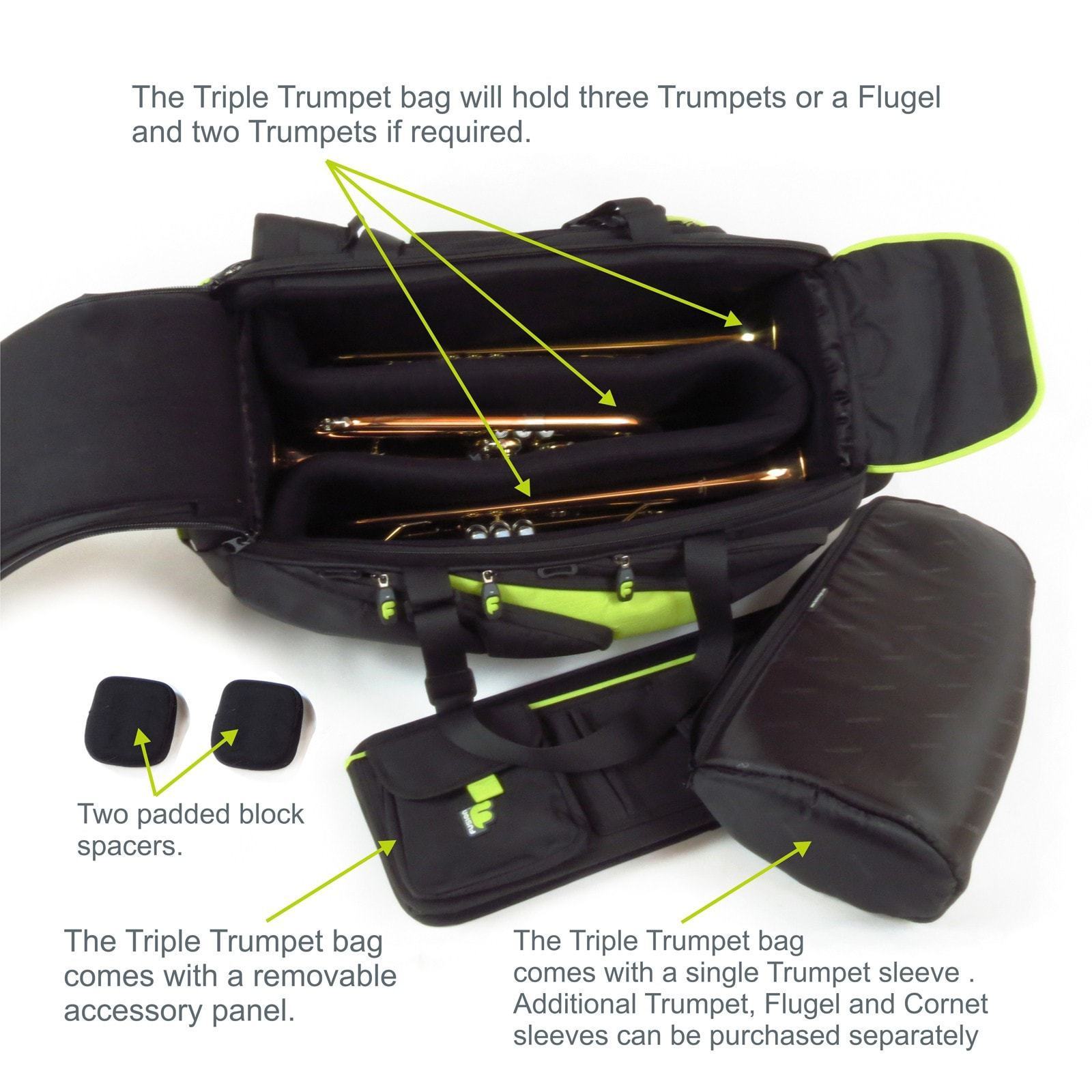 Premium Triple Trumpet Bag | Premium Triple Trumpet Case | Fusion Bags ...